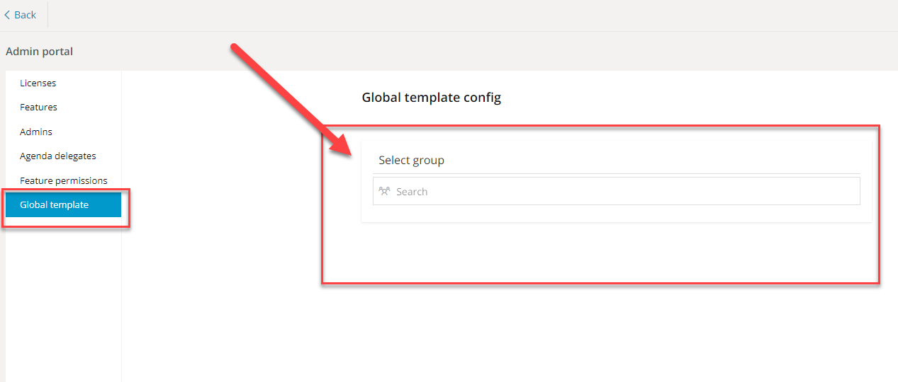 Deploying global custom templates