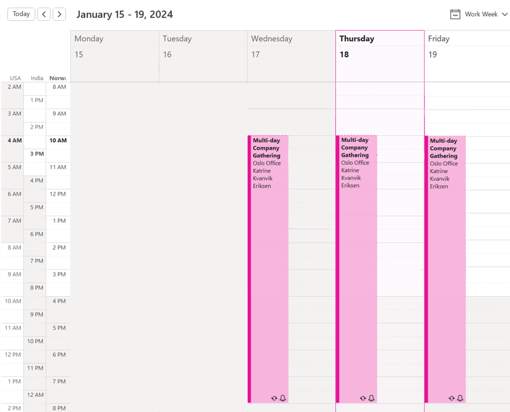 How to set up multi-day meetings in Decisions | Outlook