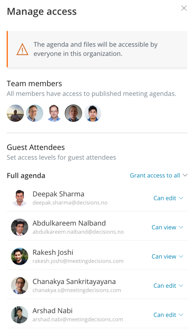 Guest Attendees - Full Agenda