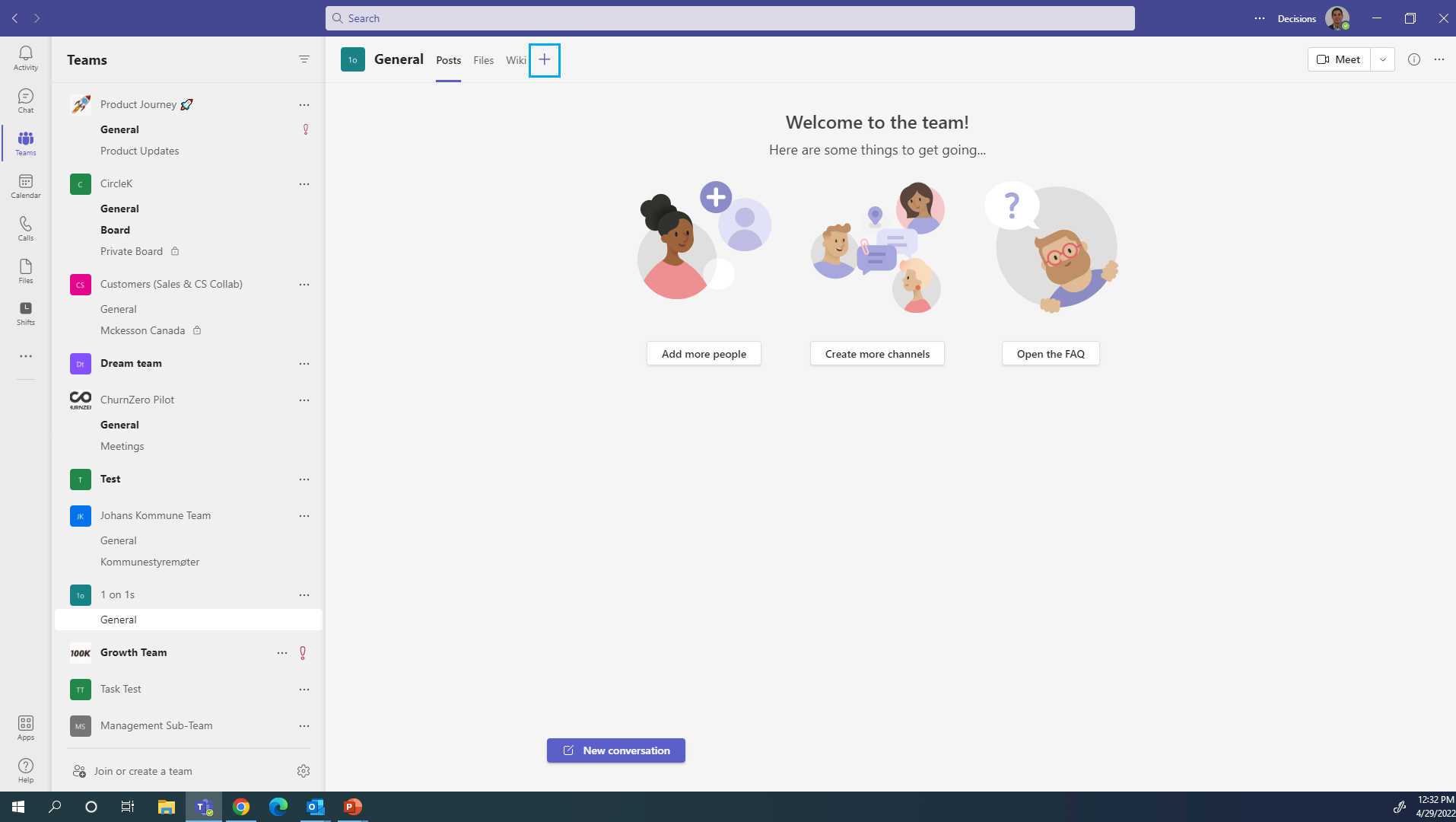 Add Decisions to Microsoft Teams